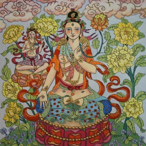 108 White Tara Paintings and Prints by Lasha Mutual. | Lasha Mutual ...