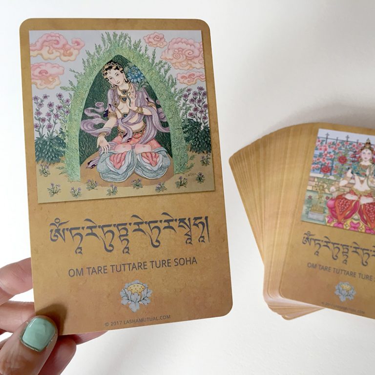 108 White Tara Card Deck by Lasha Mutual for Meditation and Mindfulness ...